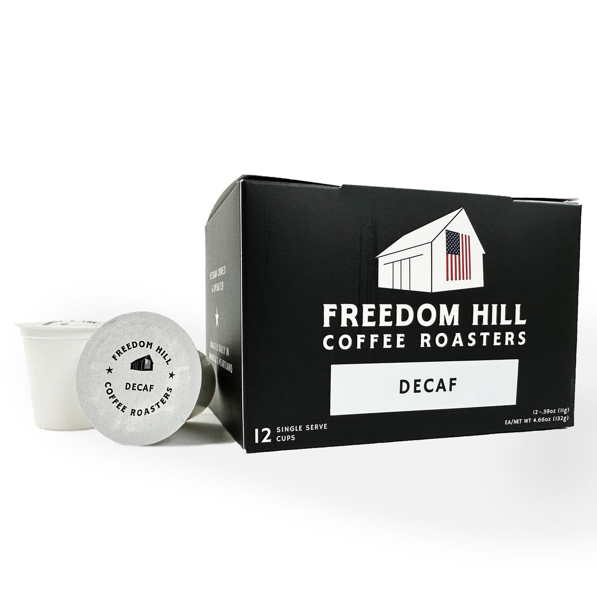 DECAF COFFEE PODS | Freedom Hill Coffee Roasters
