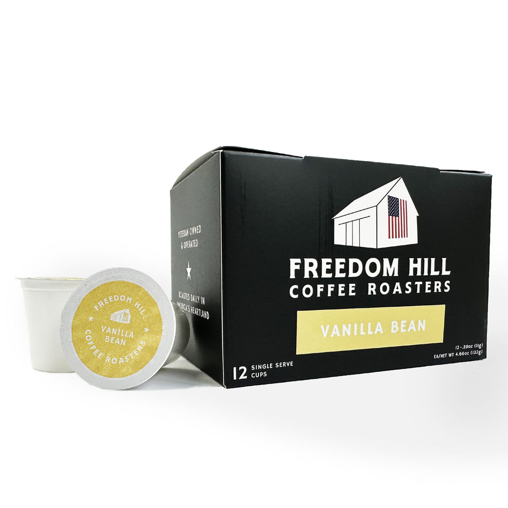 VANILLA BEAN COFFEE PODS | Freedom Hill Coffee Roasters