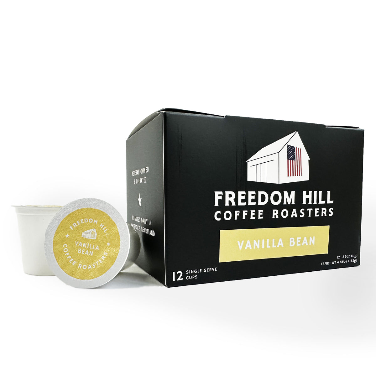 VANILLA BEAN COFFEE PODS | Freedom Hill Coffee Roasters